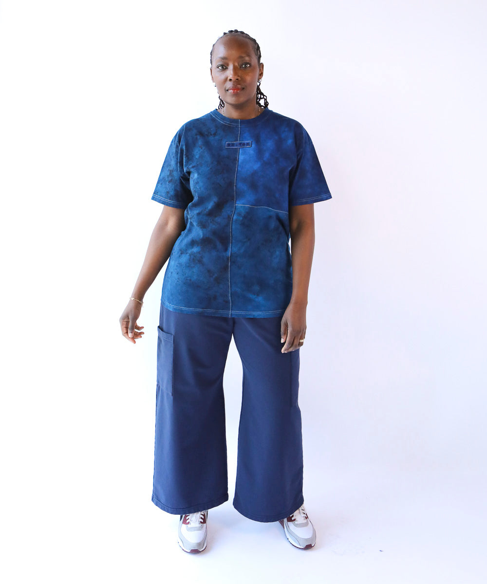 Navy Cargo Coco Cotton Pants – OKAYOK